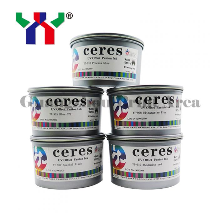 High Quality YT-915 ECO-Friendly PANTONE Spot Blue 072C Offset Printing Ink