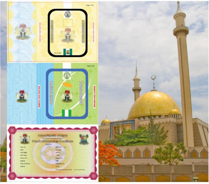 Custom 75%cotton 25%%linen security thread paper, security watermark paper